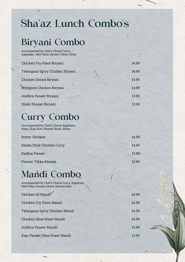 Shaaz | Indian Cuisine | Take a bite of Royal Cuisine in Mississauga ...