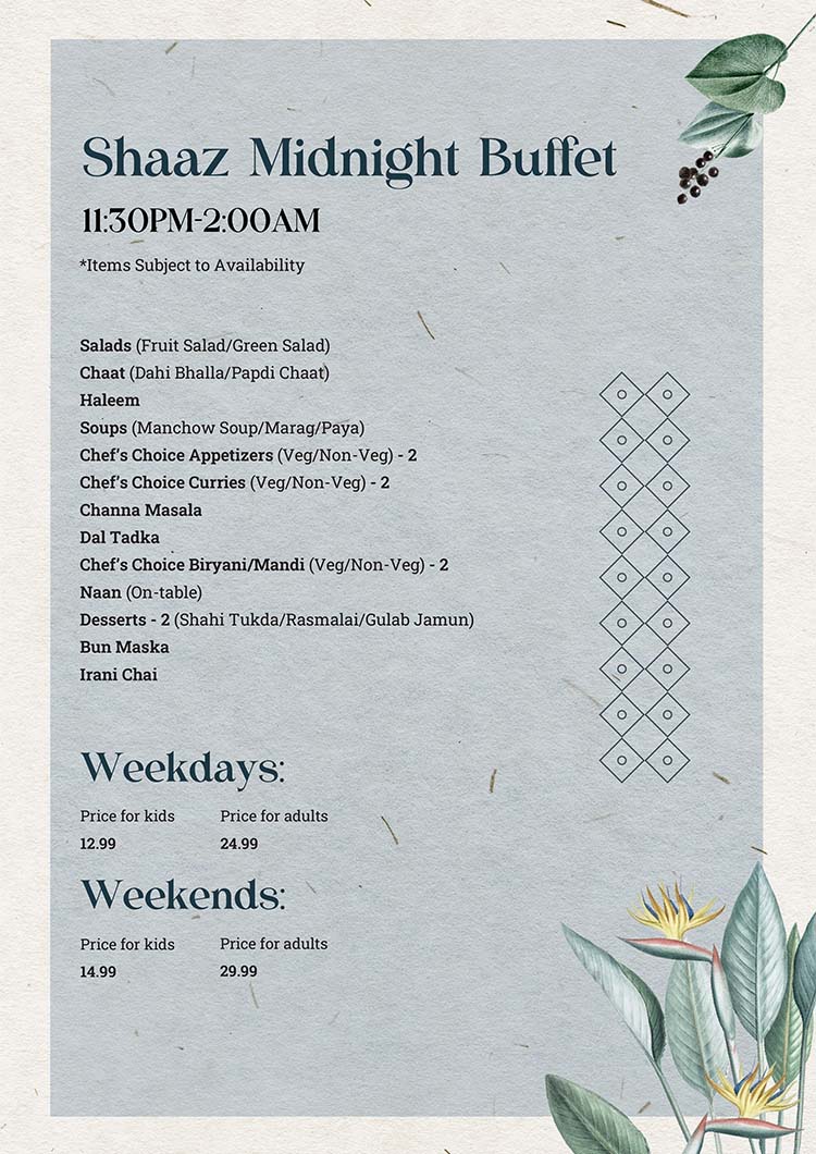 Shaaz | Indian Cuisine | Take a bite of Royal Cuisine in Mississauga ...